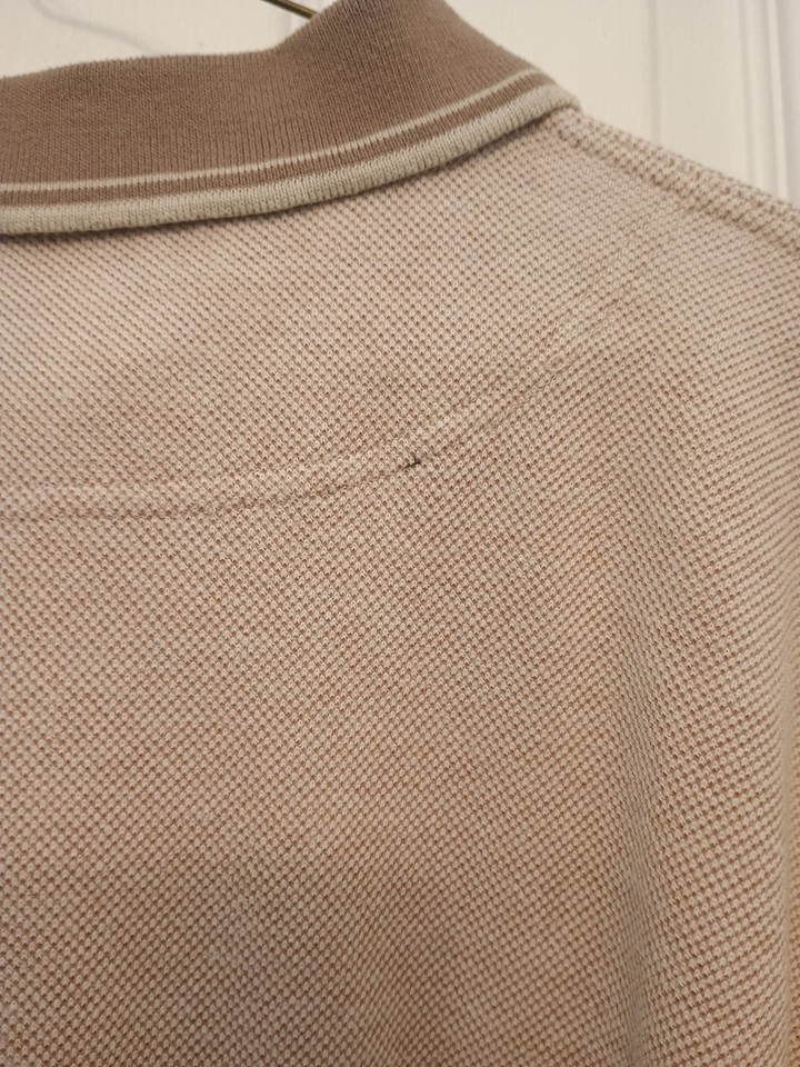 Vintage UPS United Parcel Service Uniform Polo Shirt Mens 2XL Tan Brown ...