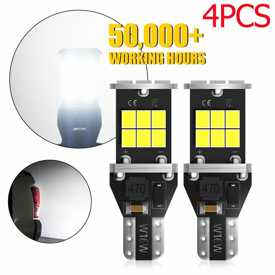 AUXITO Error Free 2400LM 921 912 T15 W16W LED Back up Reverse Light ...