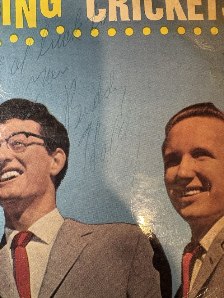 Buddy Holly and The Crickets Signed Album Cover (The Chirping Crickets ...