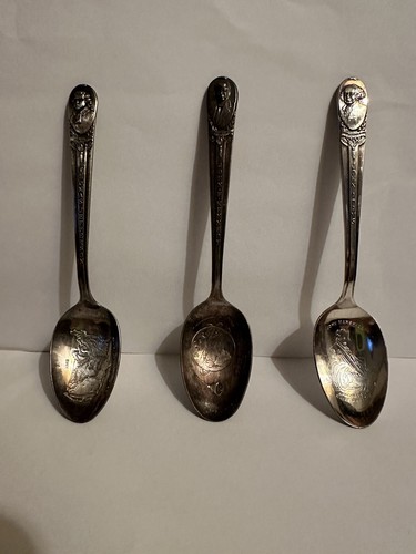 commemorative presidential spoons Thomas Jefferson , John F. Kennedy ...