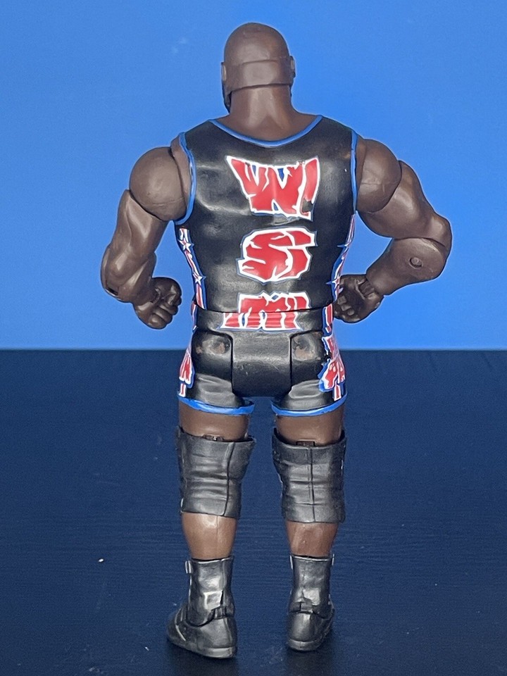 WWE 2011 Mark Henry WSM Hall of Pain Action Figure Red White & Blue ...