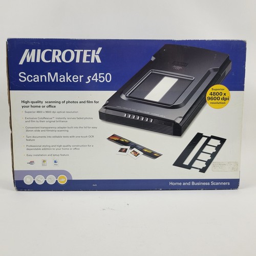 Microtek Scanmaker s450 Scanner New Unused With Open Box | eBay