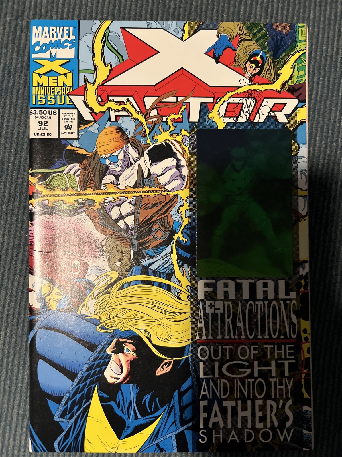 X-Factor #92 1st Appearance of Exodus Fatal Attractions Hologram Marvel Comic | eBay