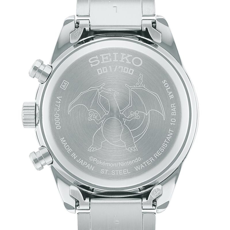 SEIKO SBPY159 Pokemon Charizard Red Limited Edition Solar Men's Watch ...