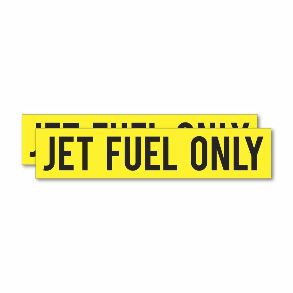 2X Jet Fuel Only Sticker Decal Funny Bumper Car Van Truck | eBay
