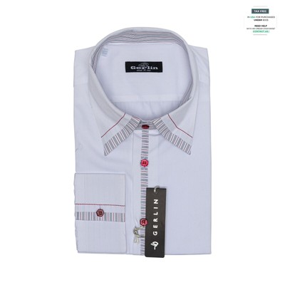 LUXURY GERLIN Shirt White SUPRALUX ALUMO Cotton 16-41 1B ZILLI | eBay ...