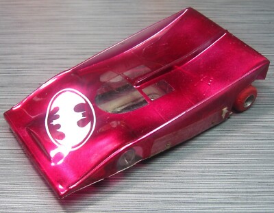 SLOT CAR PARMA Group Type LCG CHASSIS w/Porsche Batman Body VINTAGE 1/ ...
