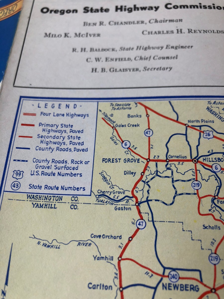Oregon State Highway Map Eugene AARoads