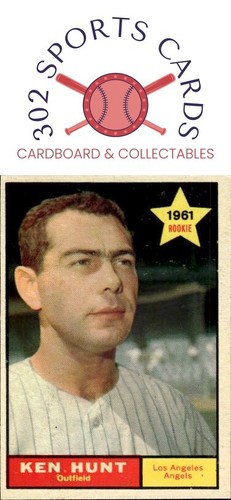 1961 Topps #156 Ken Hunt | eBay