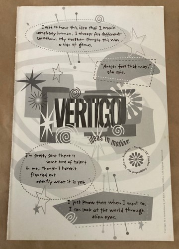 Vertigo 1994 Print Ad comic book art promo illustration vintage house ...