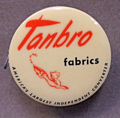 c. 1947 TANBRO FABRICS celluloid tape measure | eBay