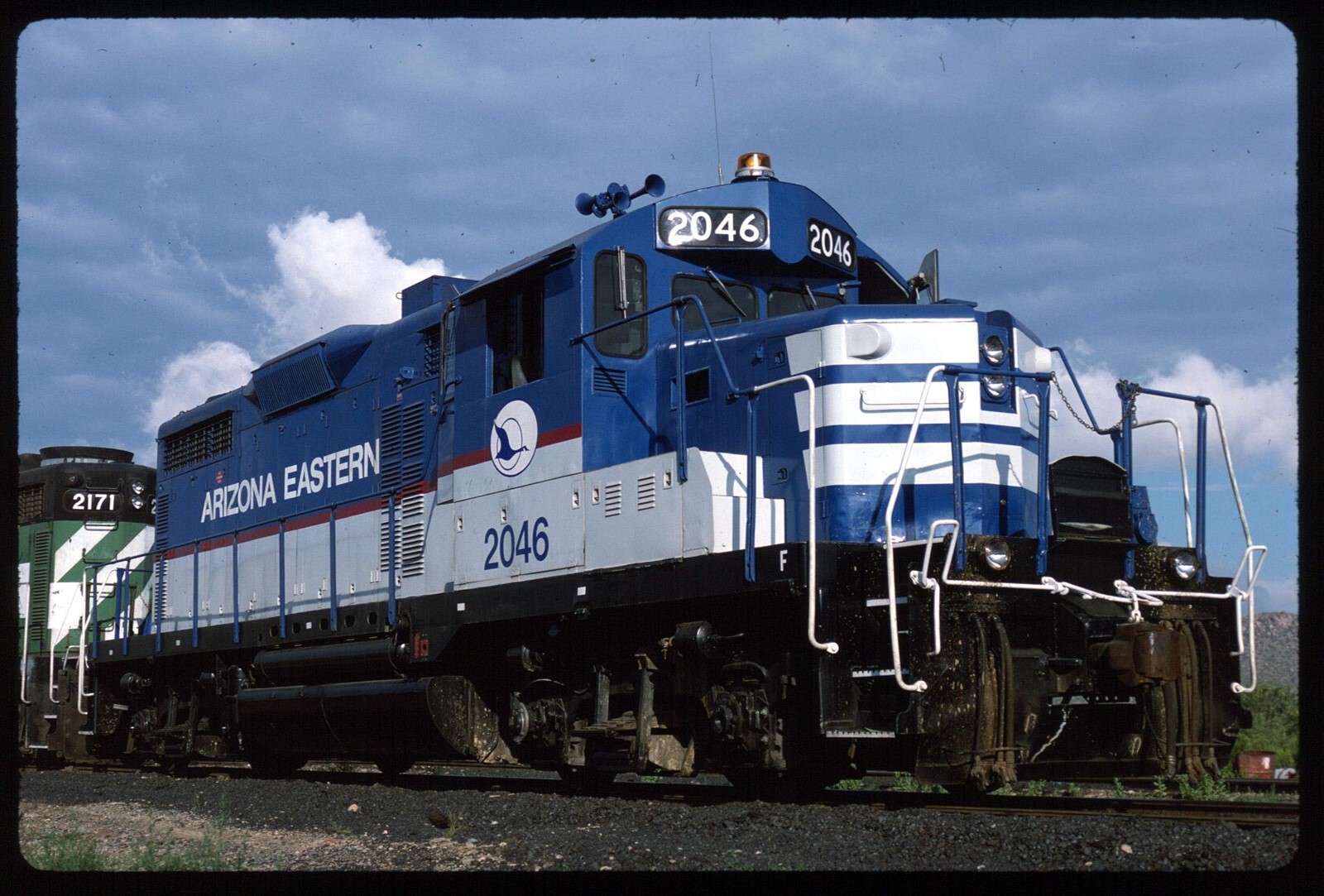 Original Railroad Slide - AZER Arizona Eastern 2046 Claypool AZ 8-30 ...