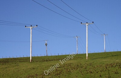 Photo 6x4 Utility poles and power lines Selkirk These power lines cross ...