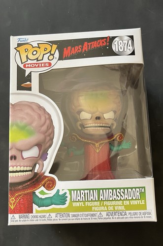 Funko POP! Movies Mars Attacks Martian Ambassador Vinyl Figure #1874 | eBay