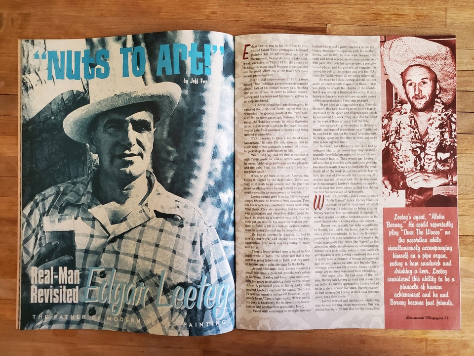 Barracuda Magazine #06 Edgar Leeteg Pinup Stag NOS 1999 | eBay