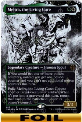 1x - Melira, the Living Cure - COMPLEAT FOIL - Phyrexia All Will Be One ...