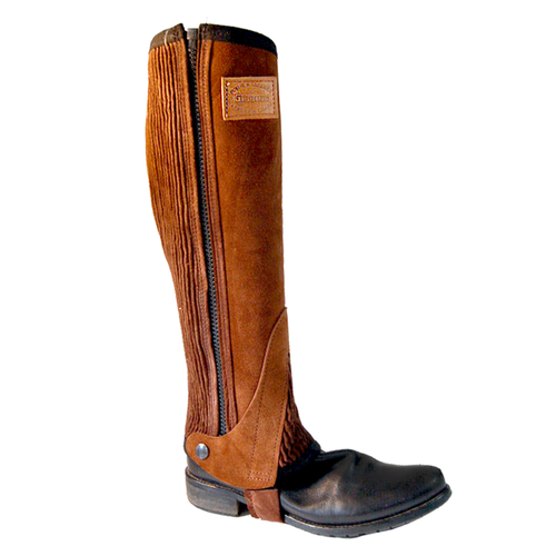 Leather and Suede Half Chaps / Gaiters | eBay