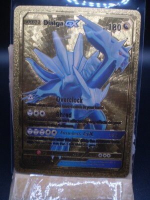 Dialga GX 146/138 HP180 - Gold Foil Fan Art Display Card - NM | eBay