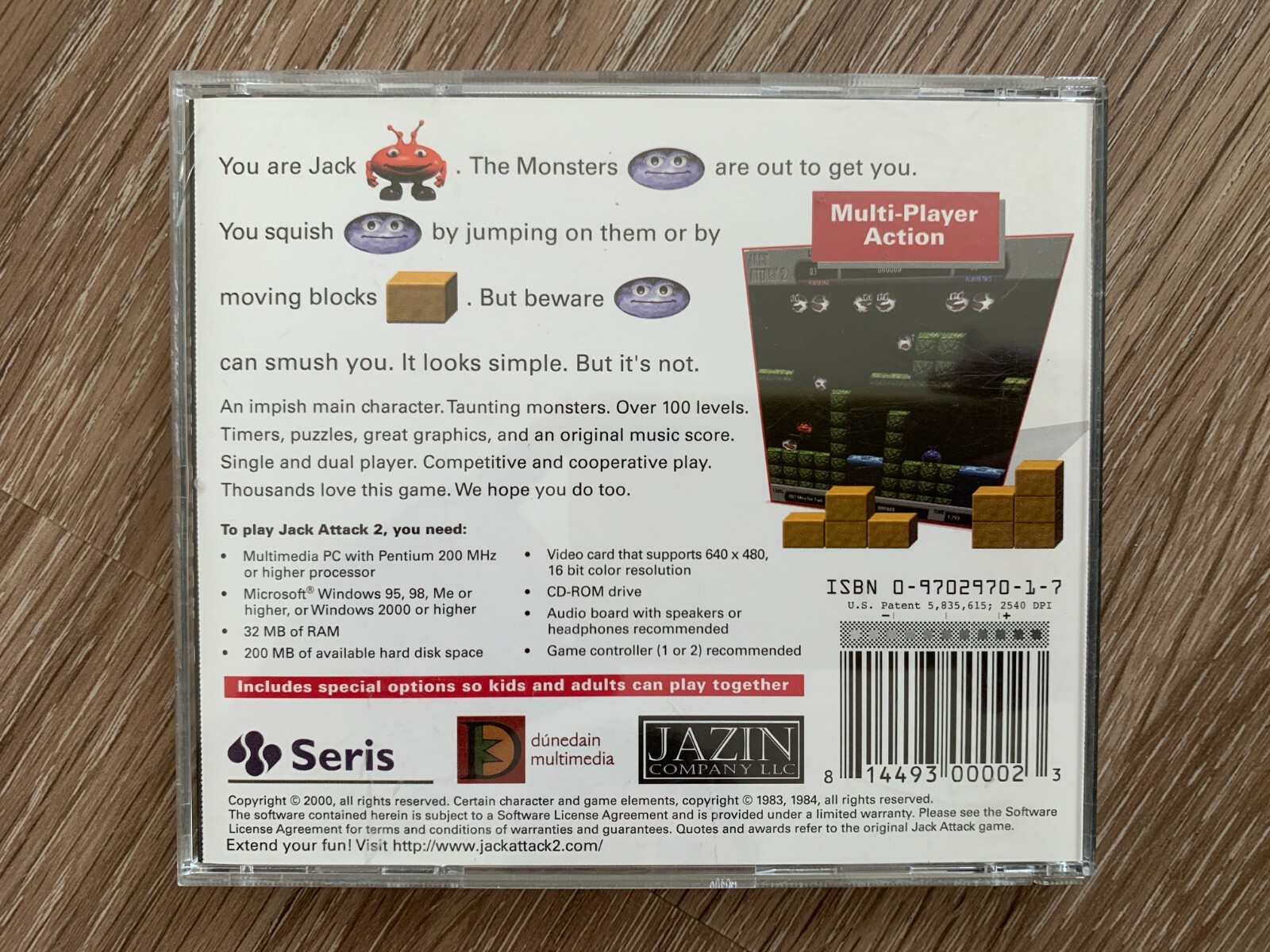 Jack Attack 2 Old School (2000 PC) Game *Rare* CIB for sale online | eBay