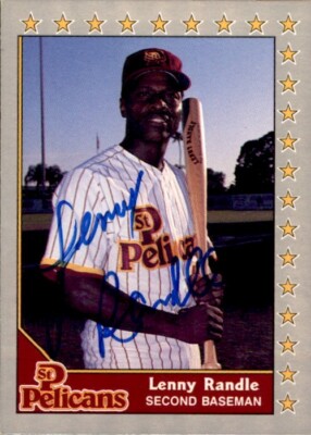 Lenny Randle St Petersburg Pelicans 1989-90 Pacific Senior League 11 ...
