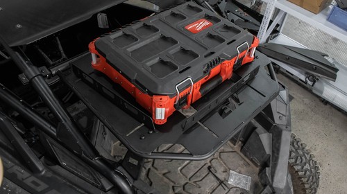 Adjustable Rear Bed Cargo Luggage Rack For 2022-2025 Polaris RZR Pro R ...