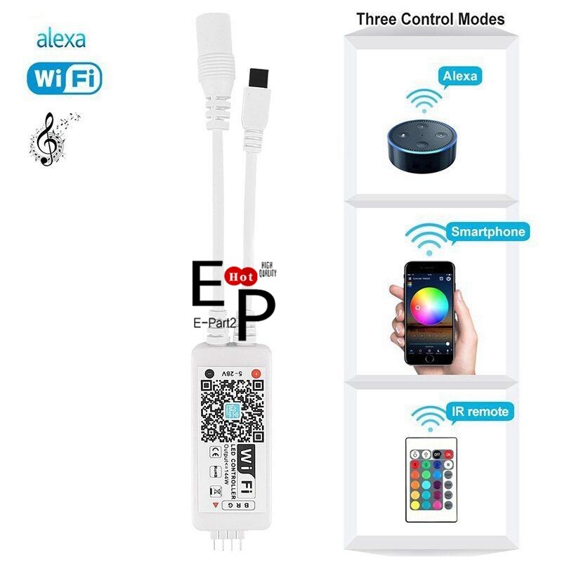 RGB RGBW WiFi Remote SP103E SP105E Controller For 5050 WS2811 WS2812B ...