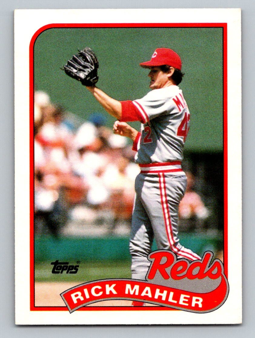1989 Topps Traded #74T Rick Mahler Cincinnati Reds Baseball Card | eBay