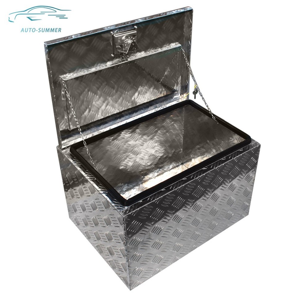 24" Aluminum Underbody Tool Box Underbody Storage W/Key For Truck Bed ...