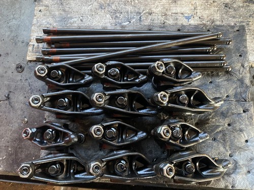 6.7 ISB Cummins Rear Gear Commercial Rocker Arms & Pushrods M3N19 | eBay