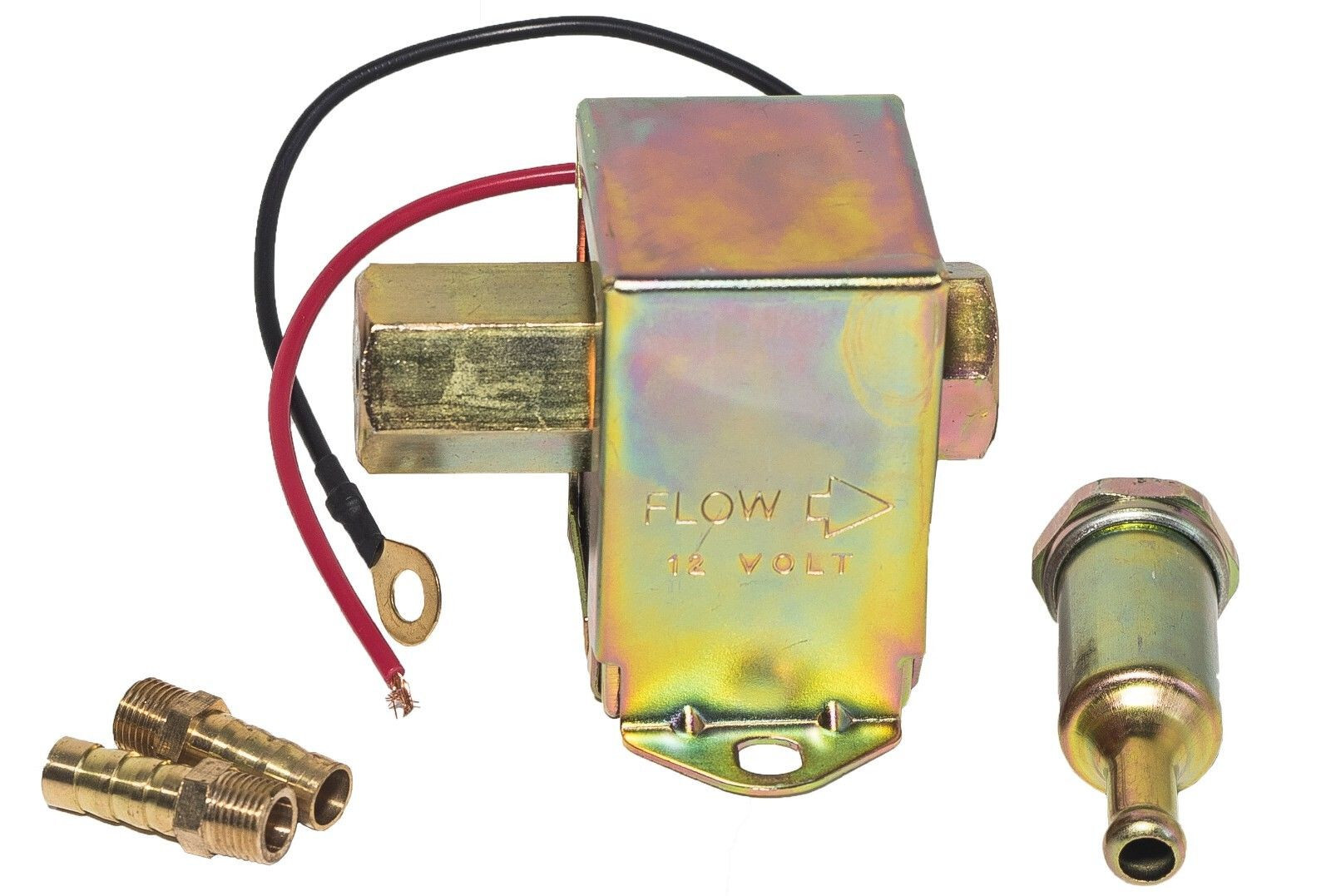12V In-line Fuel Pump Universal Petrol Diesel Filter Electric Low Fuel ...