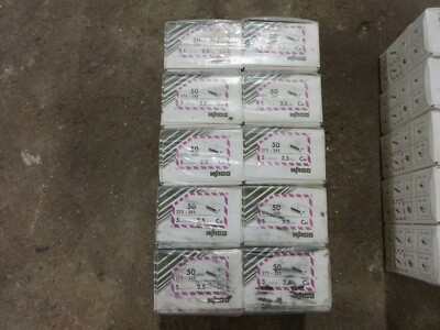 PACK of 500 pcs. WAGO 273-255 FIVE Terminal Connectors 5 Conductor ...