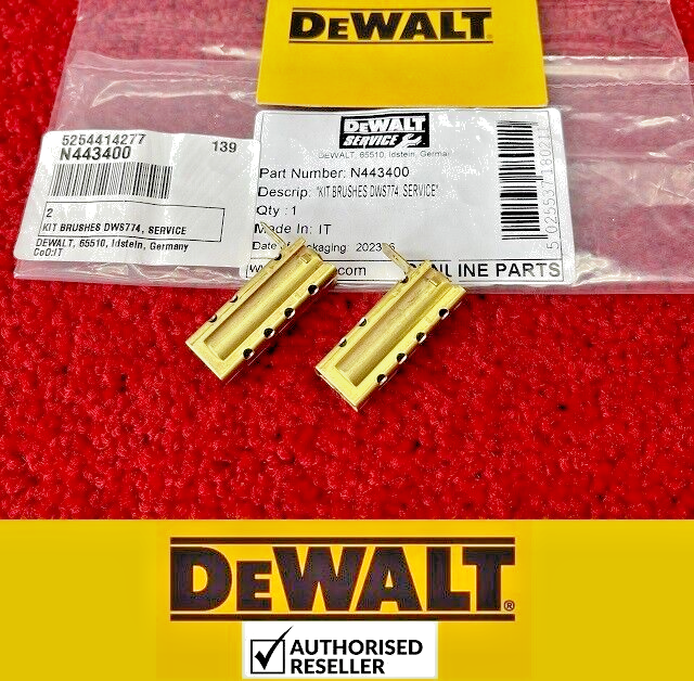 Genuine DeWalt Kit Carbon Brushes Mitre Saws For DWS774 DWS773, Type 1 ...