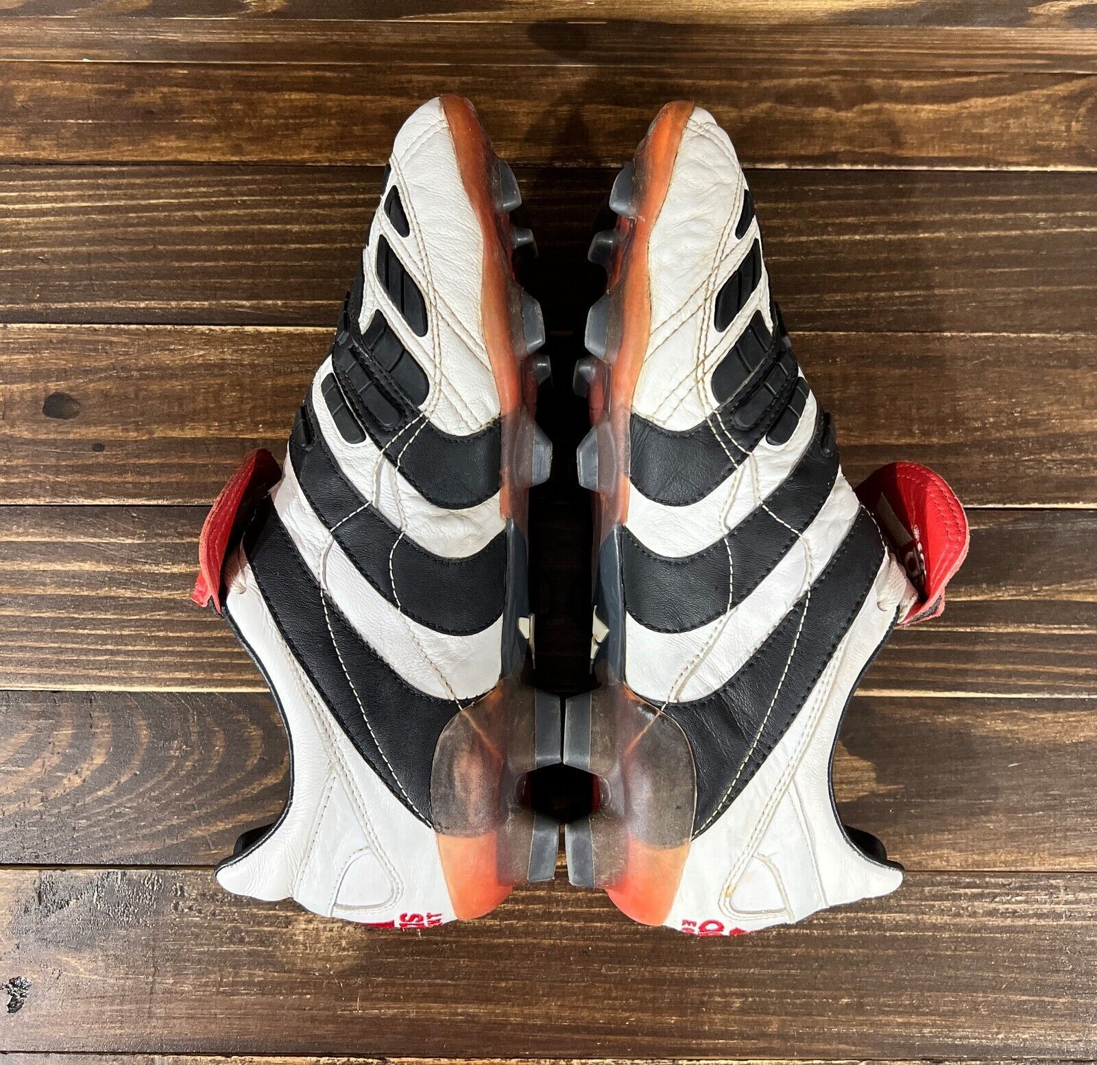 Vintage Adidas Predator Accelerator FG White 1998 Zidane Del Piero ...