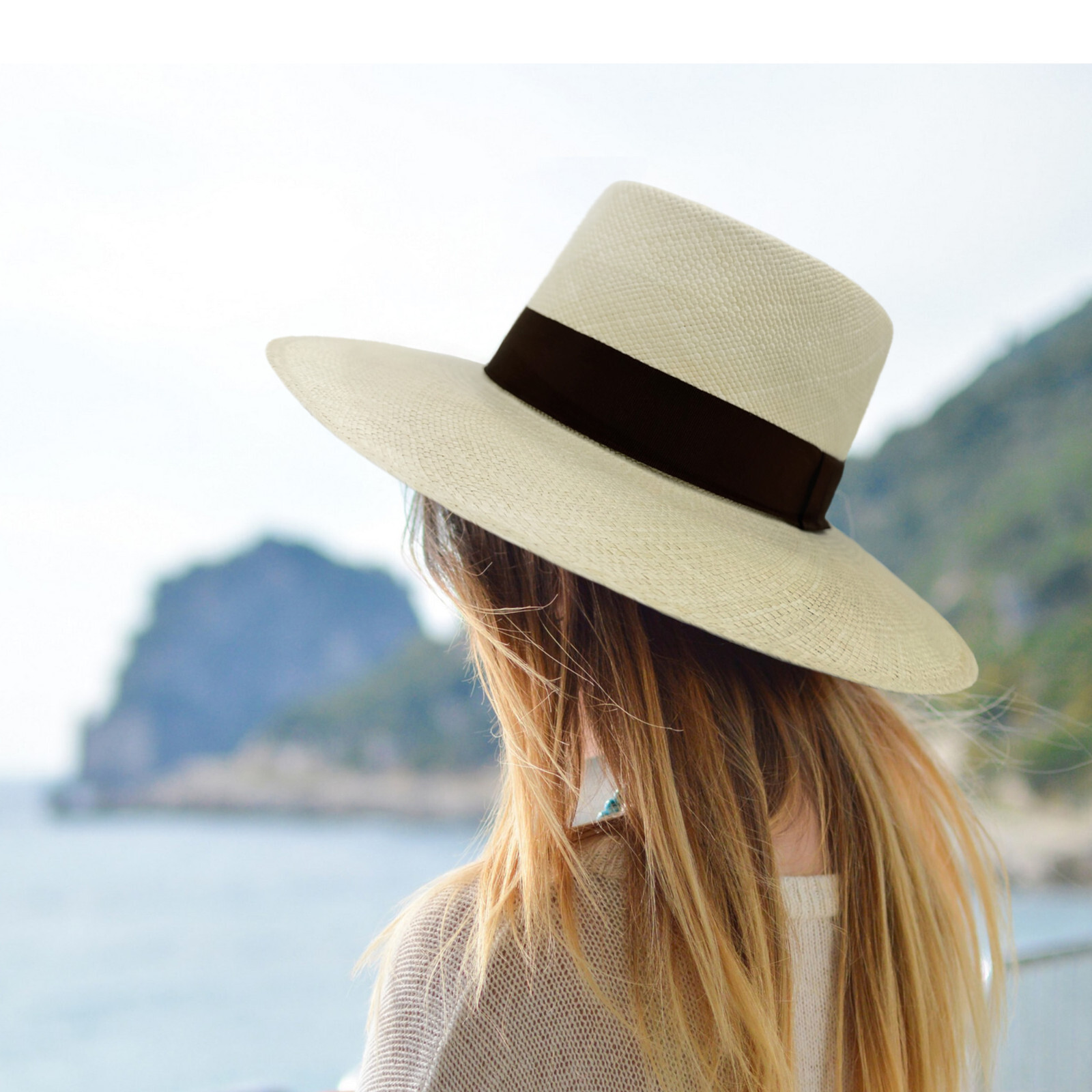 GENUINE PLANTER PANAMA HAT HANDWOVEN IN ECUADOR TOQUILLA STRAW NATURAL ...