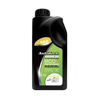 Autotech ecoV 5W/30 Fully-Synthetic Engine Oil 1L For VW, Audi, Seat ...