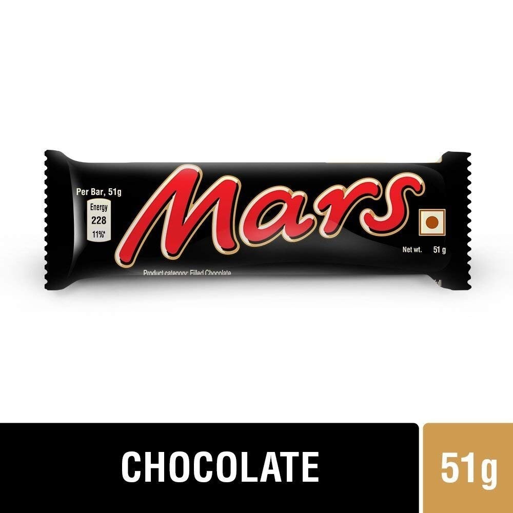 Mars Nougat and Caramel Filled Chocolates 51g Each - Pack of 12 - for ...