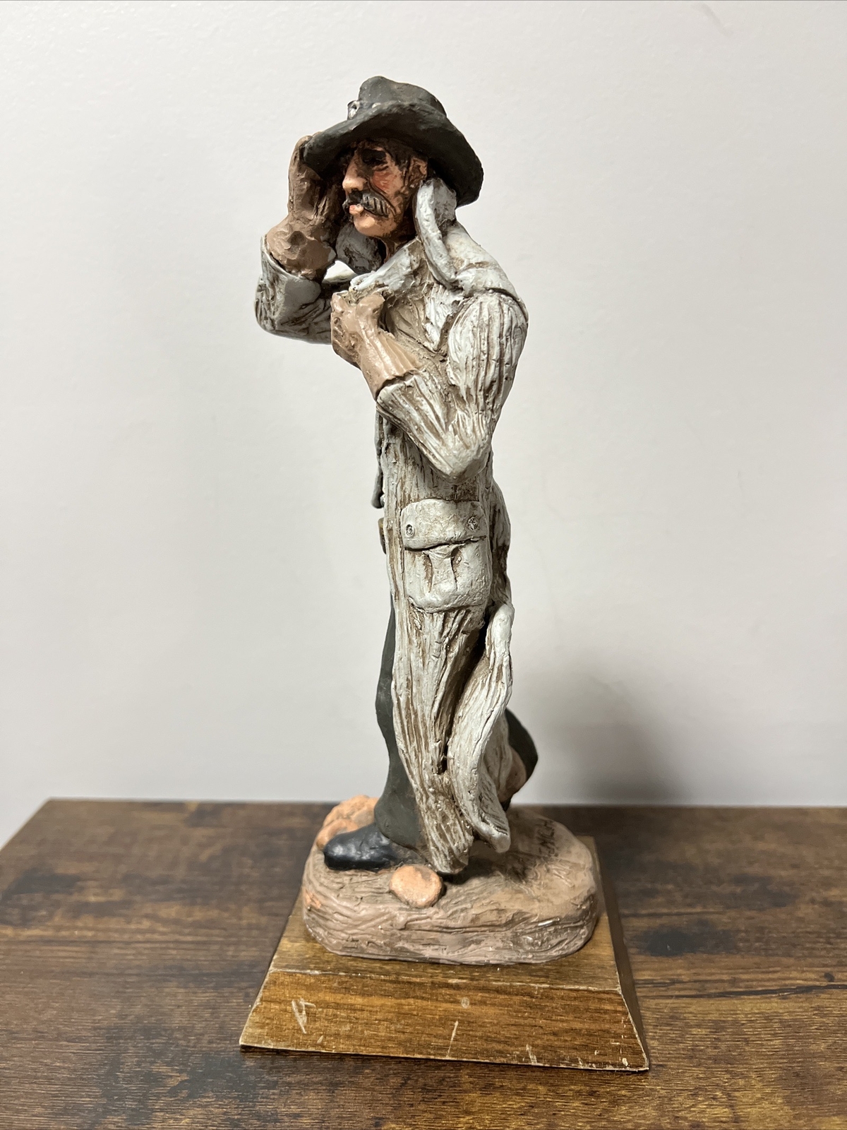 Rod Mench Studios “DUST STORM” Historical Sculpture ~ 10” Western ...