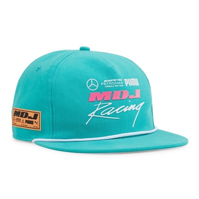 Mercedes AMG Petronas Racing Formula 1 Flat Brim Cap - Lewis Hamilton ...