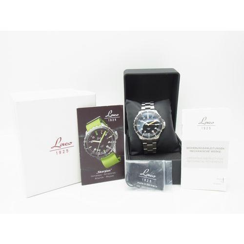 Laco Sport Himaraya 862106.MB Automatic Black Dial Stainless Bracelet ...