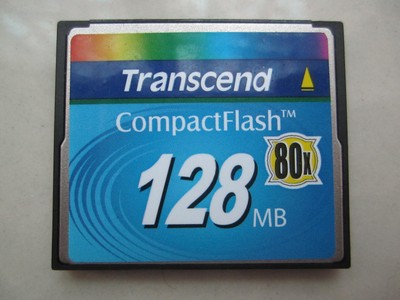 Transcend 128mb 80X Compact Flash CF Memory Card | eBay
