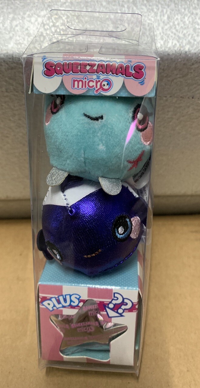 Squeezamals Series 3 Micro 3-Pack Squishy Soft Foam Plush Scented Toy ...