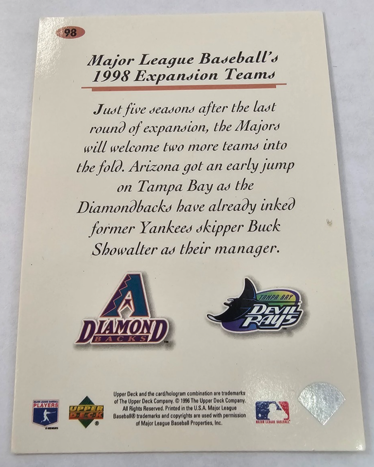 1998 Expansion Team Upper Deck | eBay