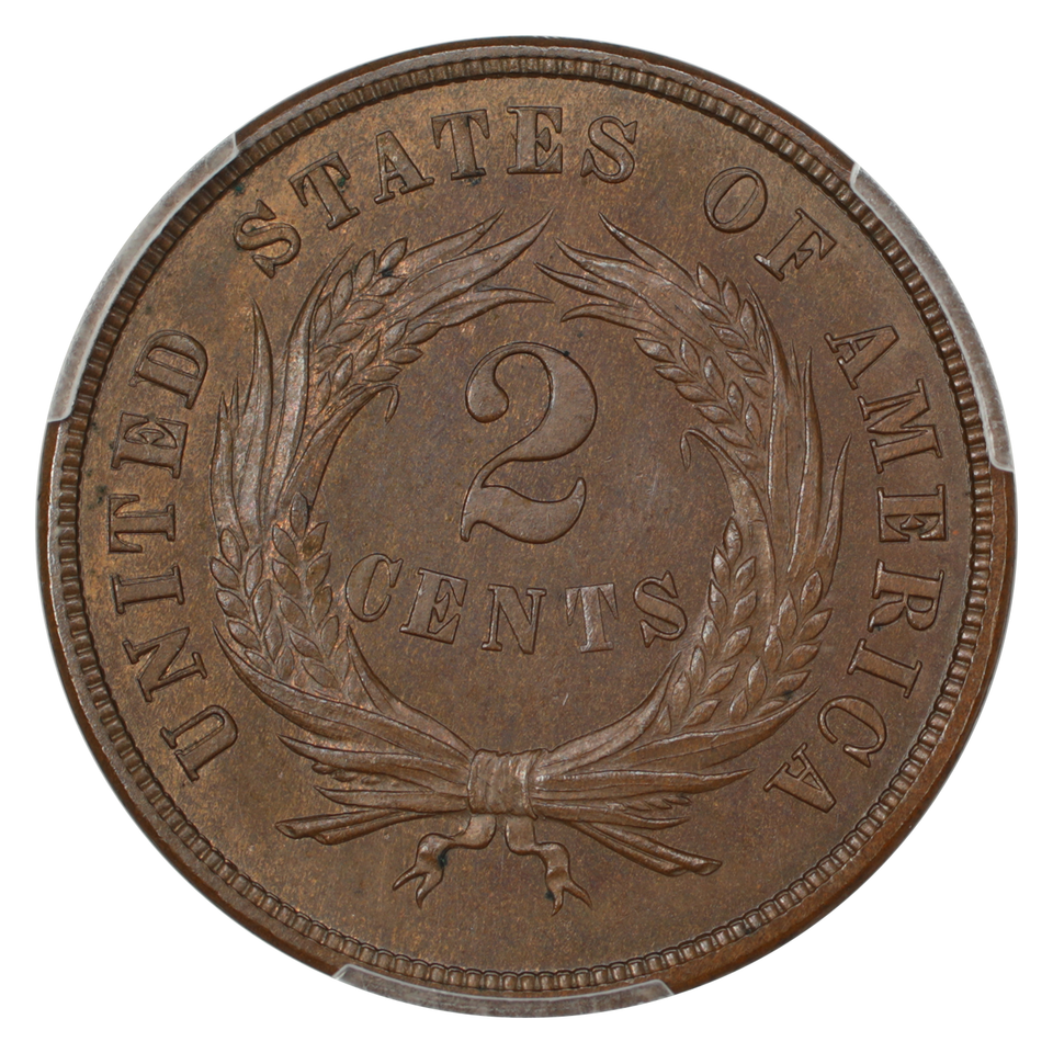 1872 2C PCGS/CAC MS64BN - Two Cent - Key Date | eBay