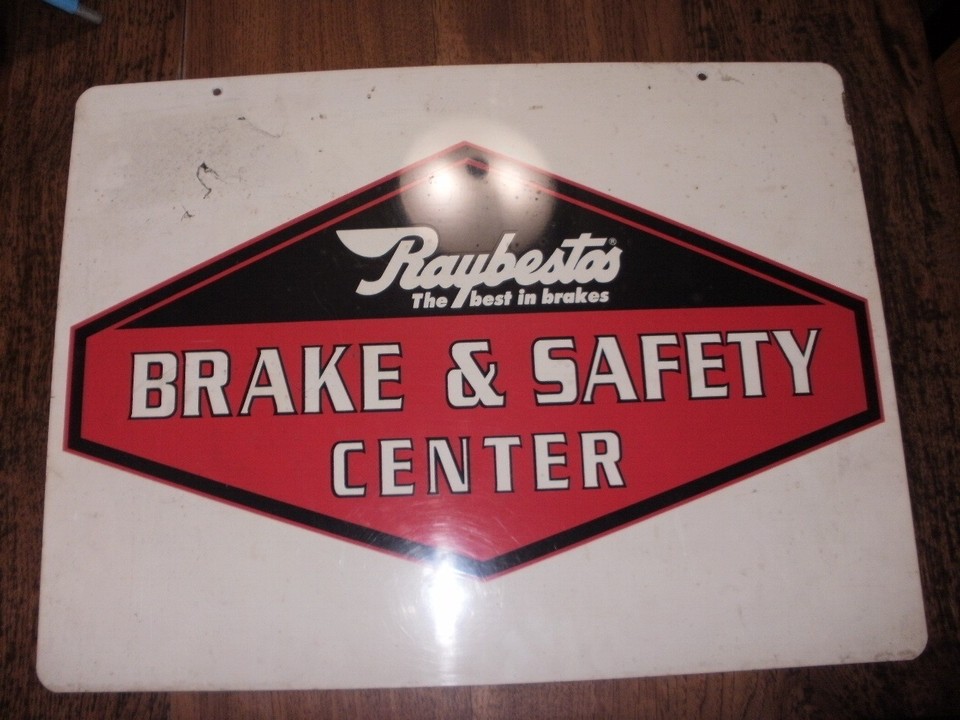 RAYBESTOS Brake Safety Center Double Sided Sign 24”x18” | eBay
