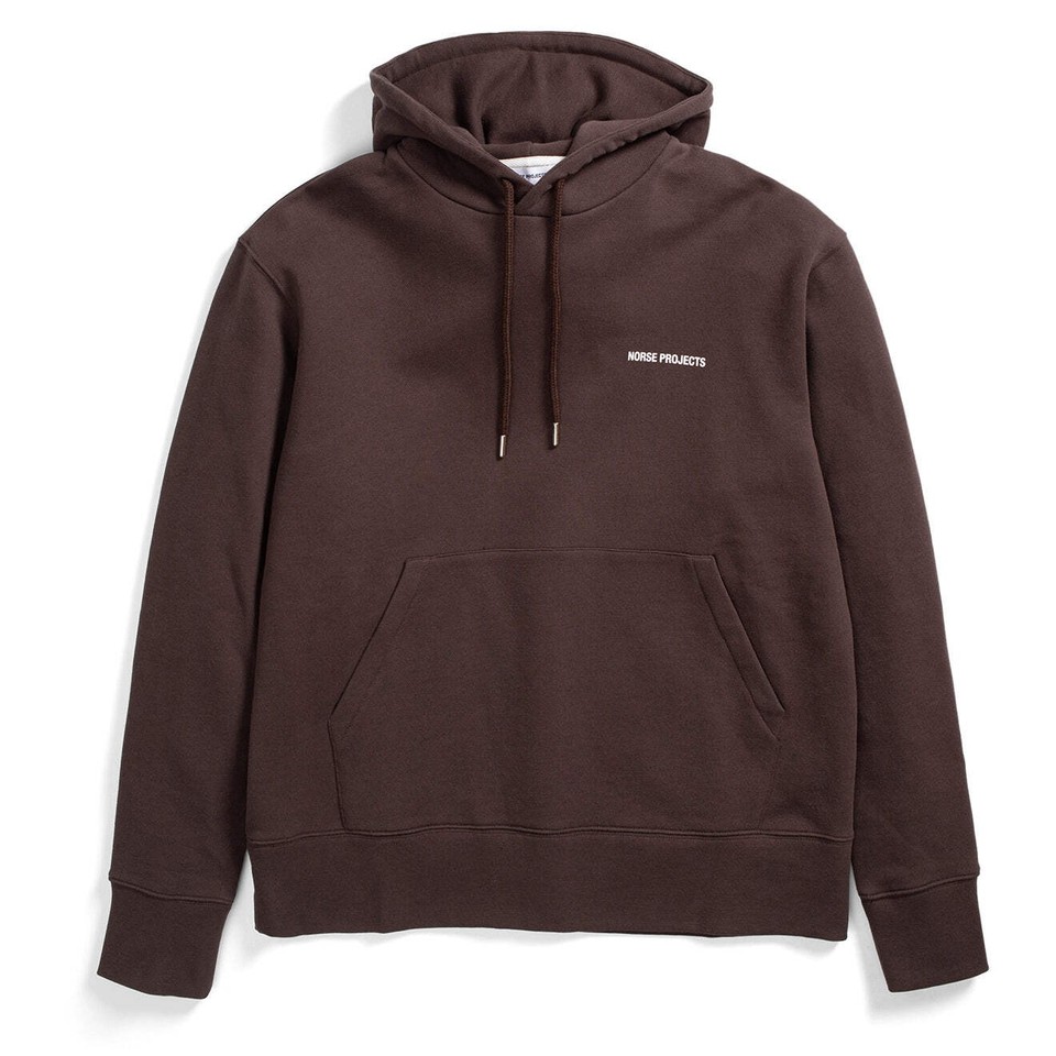 Norse Projects Arne Logo Hoodie Heathland Brown | eBay UK
