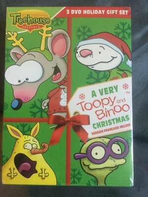 TREEHOUSE 3 DVD CHRISTMAS GIFT SET VERY TOOPY & BINOO CHRISTMAS - NEW ...