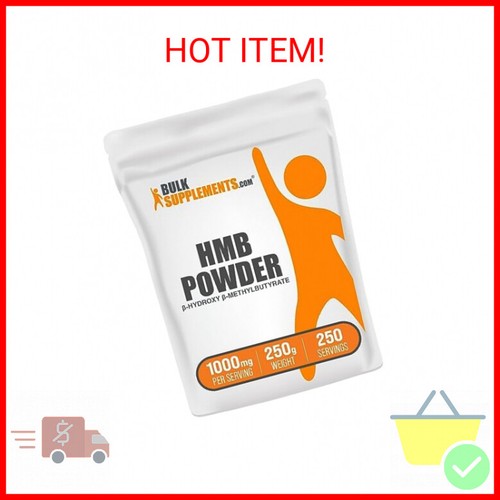 BULKSUPPLEMENTS.COM HMB Powder - Calcium HMB, Beta-Hydroxy Beta ...