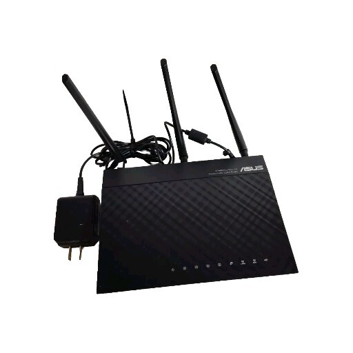 ASUS RT-N66U Wireless N Router 450 Mbps Dual-Band 4-Port Gigabit Pre ...