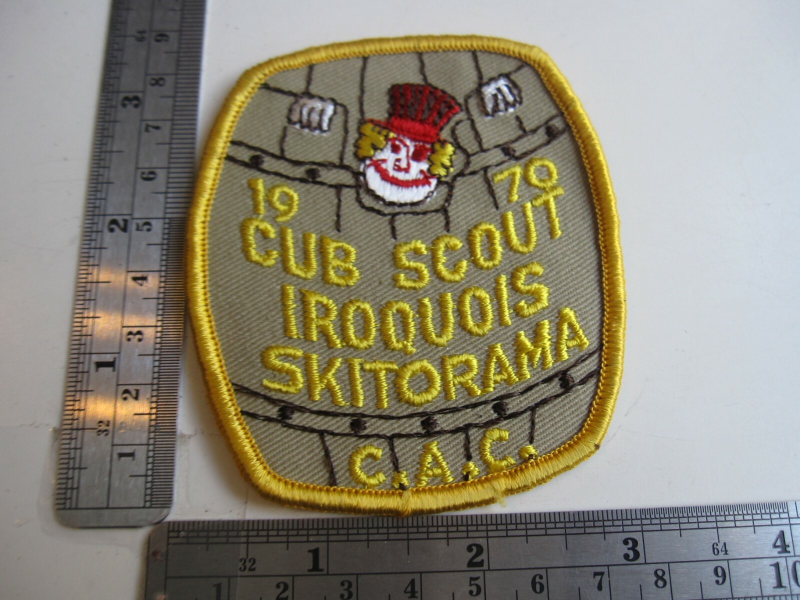 Vintage 1970 CAC BSA Scouting Cub Scout Iroquois Skitorama Patch BIS | eBay