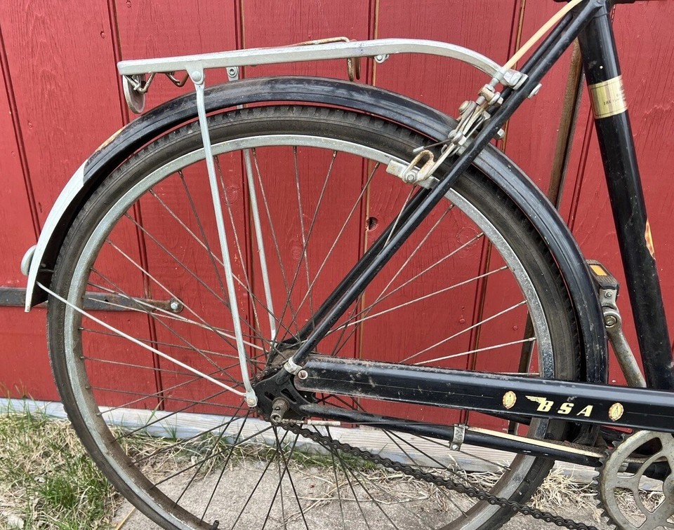antique bicycle BSA Made In England Bike One Speed Original Paint Nice ...
